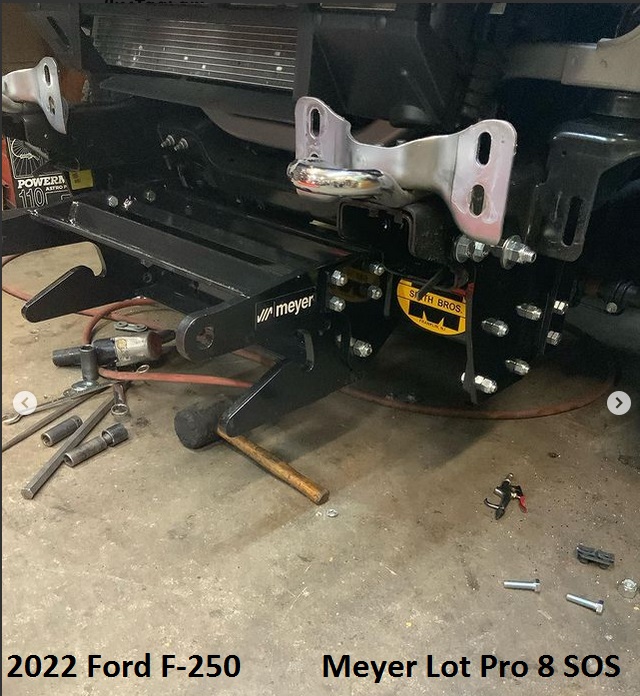 Smith Brothers Services - 2022 Ford F-250 Meyer Lot Pro 8 Install