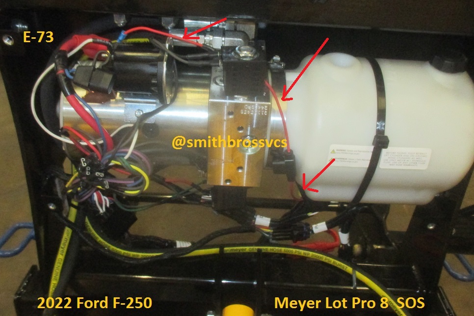 Smith Brothers Services - 2022 Ford F-250 Meyer Lot Pro 8 Install